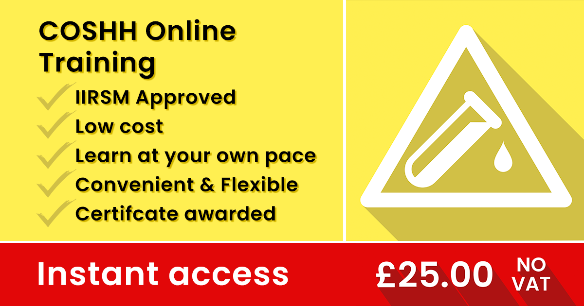 Control of Substances Hazardous to Health (COSHH) Online Training