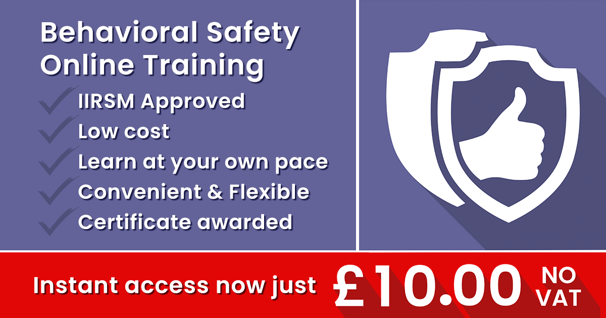 Behavioural Safety Online Training just £10.00 | Insight Online Training