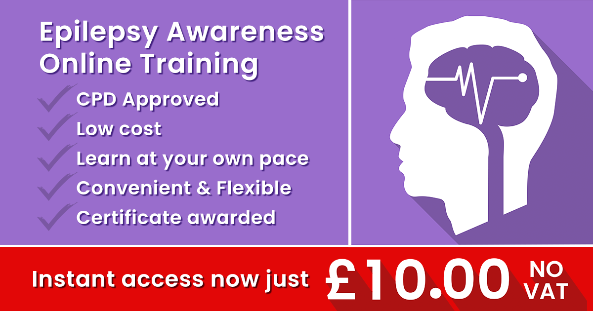 Epilepsy Awareness Online Training just £10.00