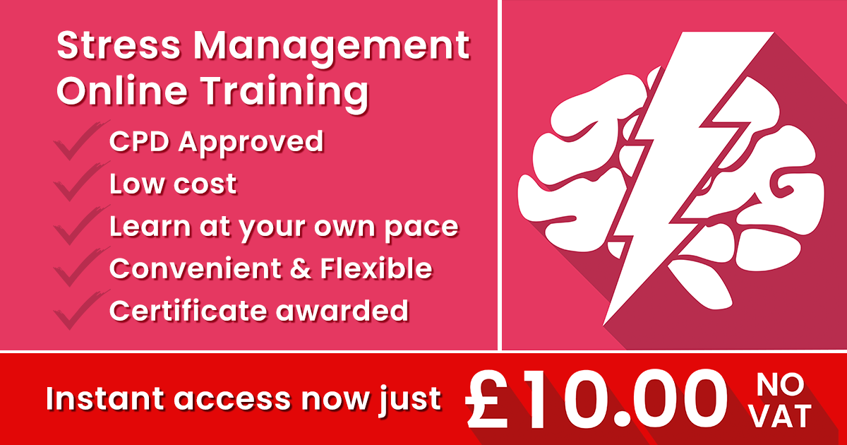 Stress Management Online Training just £10.00 | Insight Online Training