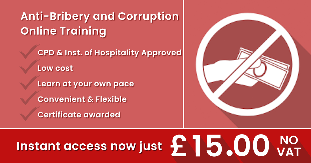 Anti-Bribery and Corruption Online Training just £15.00 | Insight ...