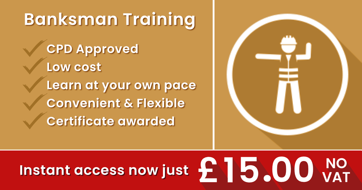 Banksman Training just £15.00 | Insight Online Training