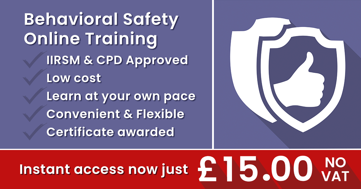 Behavioural Safety Online Training just £15.00 | Insight Online Training