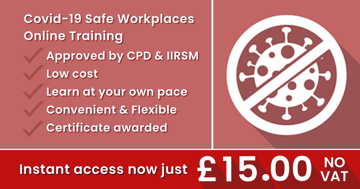 Covid-19 Safe Workplaces Online Training just £15.00 | Insight Online ...