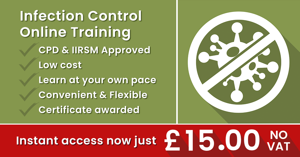 Infection Control Online Training just £15.00 | Insight Online Training
