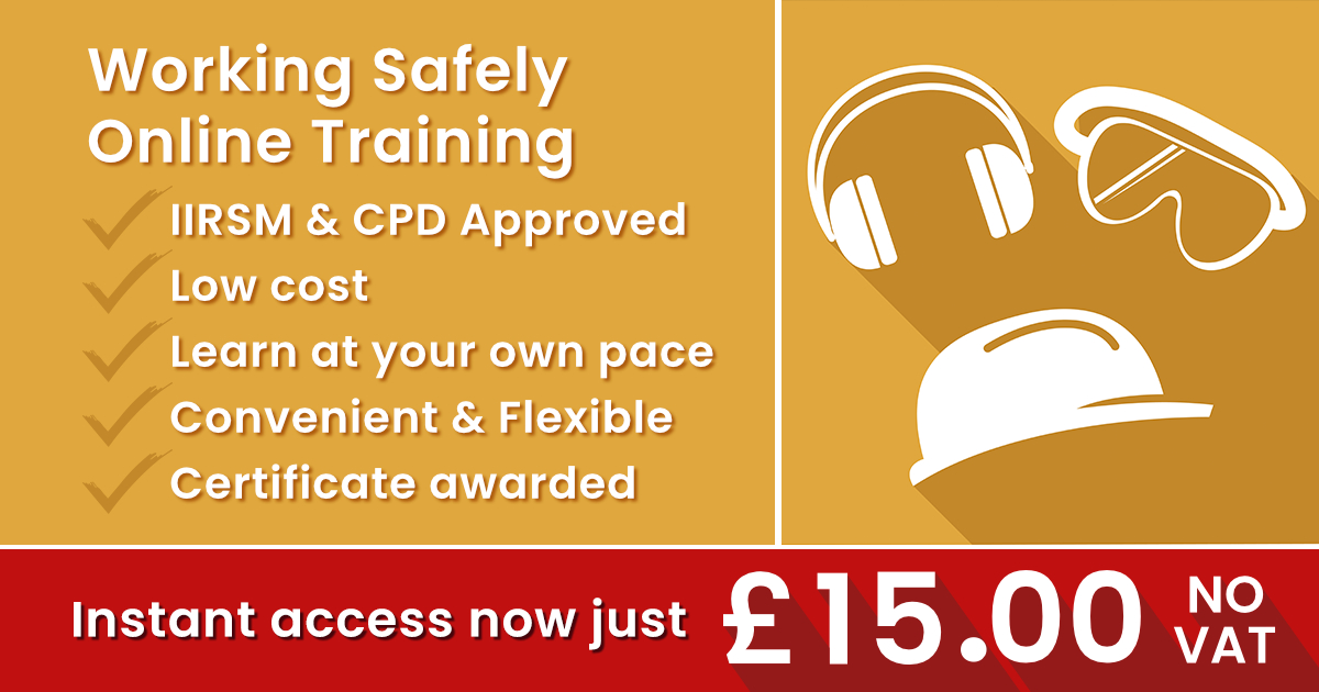 Working Safely Online Training just £15.00 | Insight Online Training